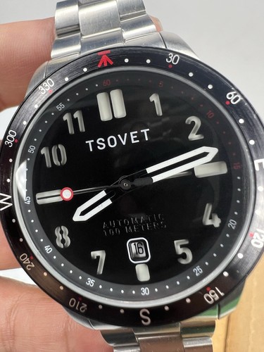 TSOVET SVT Automatic TS-4002-01 Black Watch | eBay