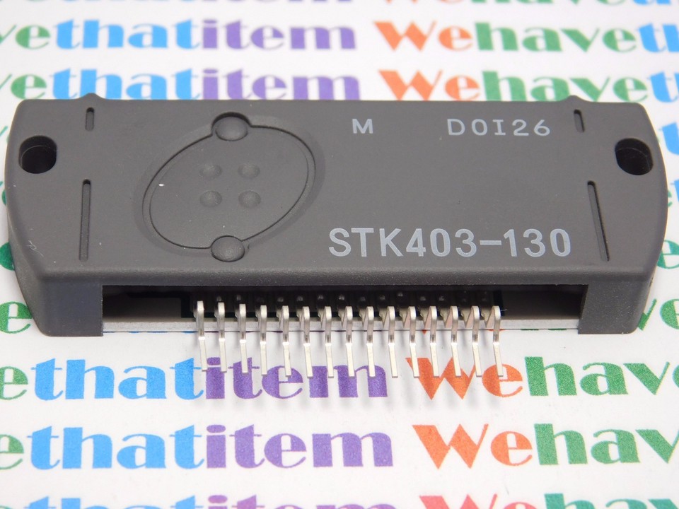 STK403-130 / SIP / 1 PIECE (qzty) | eBay