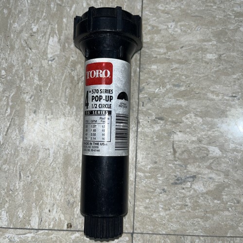 Toro 570 Series 4" Pop-Up Sprinkler Head, 180° Spray Pattern 1/2 ...