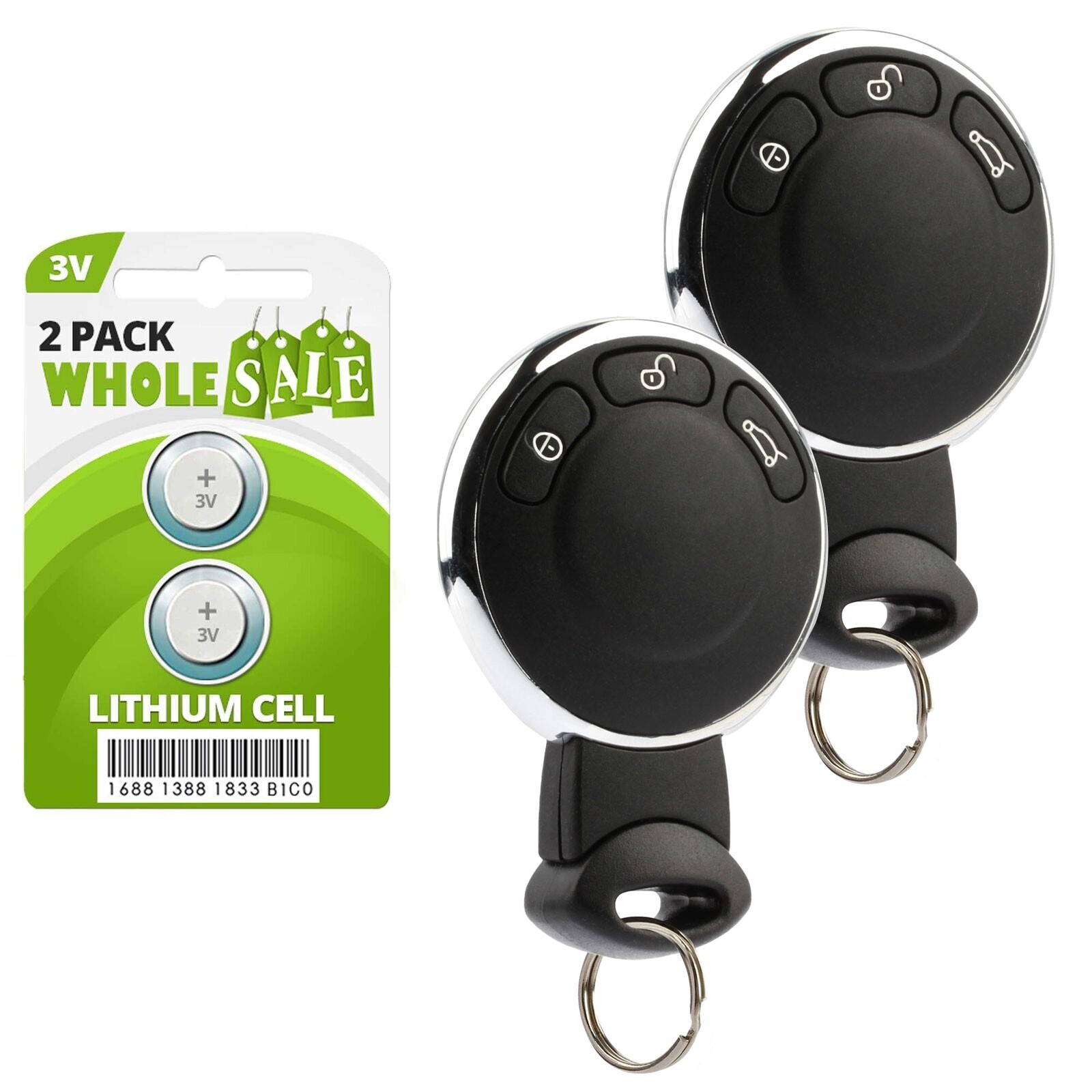 2 Replacement For 2011 2012 Mini Cooper Countryman Key Fob Remote | eBay