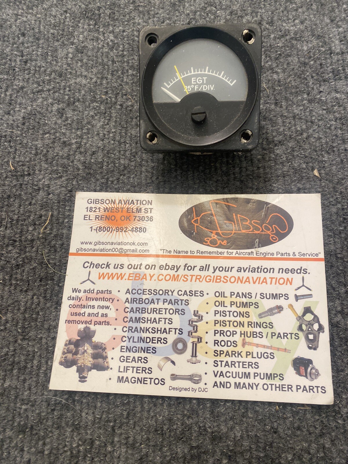 ALCOR 202B-7 EGT EXHAUST GAS TEMPERATURE INDICATOR | eBay