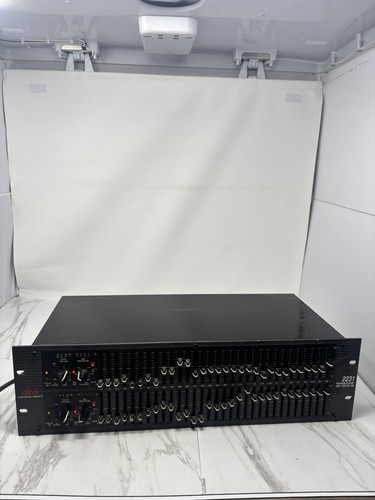 Rack Mount DBX 2231 2-CH 31-Band Equalizer / Limiter with TYPE III NR ...
