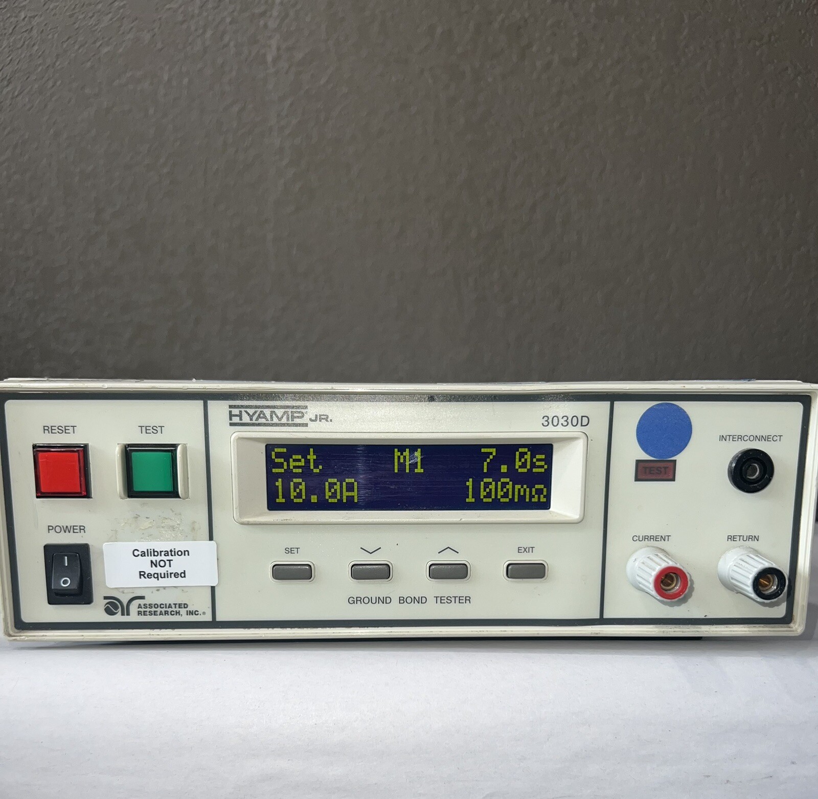 HYAMP JR Associated Research Inc. 3030D Ground Bond Tester (A6E) | eBay