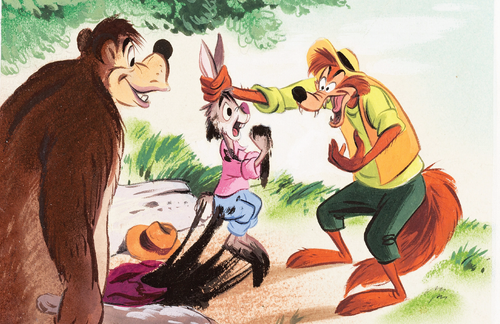 Song of the South Tar Baby Brer Bear Rabbit Fox Vintage Illustration ...