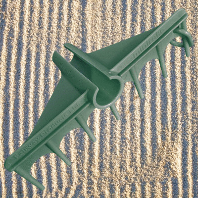 GRIP-RAKE GOLF RAKE / HYGIENIC GOLF RAKE THAT ATTACHES TO YOUR GOLF ...