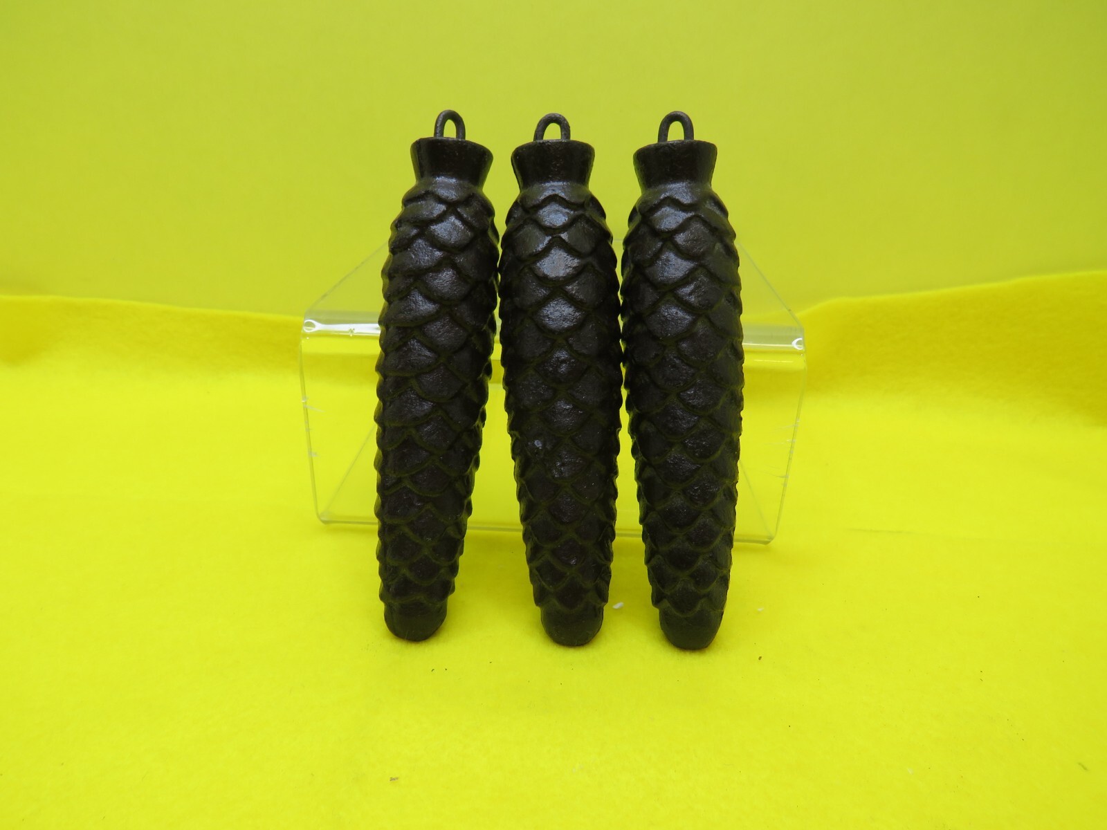Replacement Cuckoo Clock Weight Set Lot of 3, 5" Length 14oz ea Iron ...