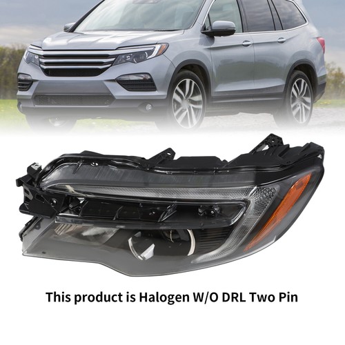 Headlight For 2016-2021 Honda Pilot 2017-2020 Ridgeline Driver Side W/O ...