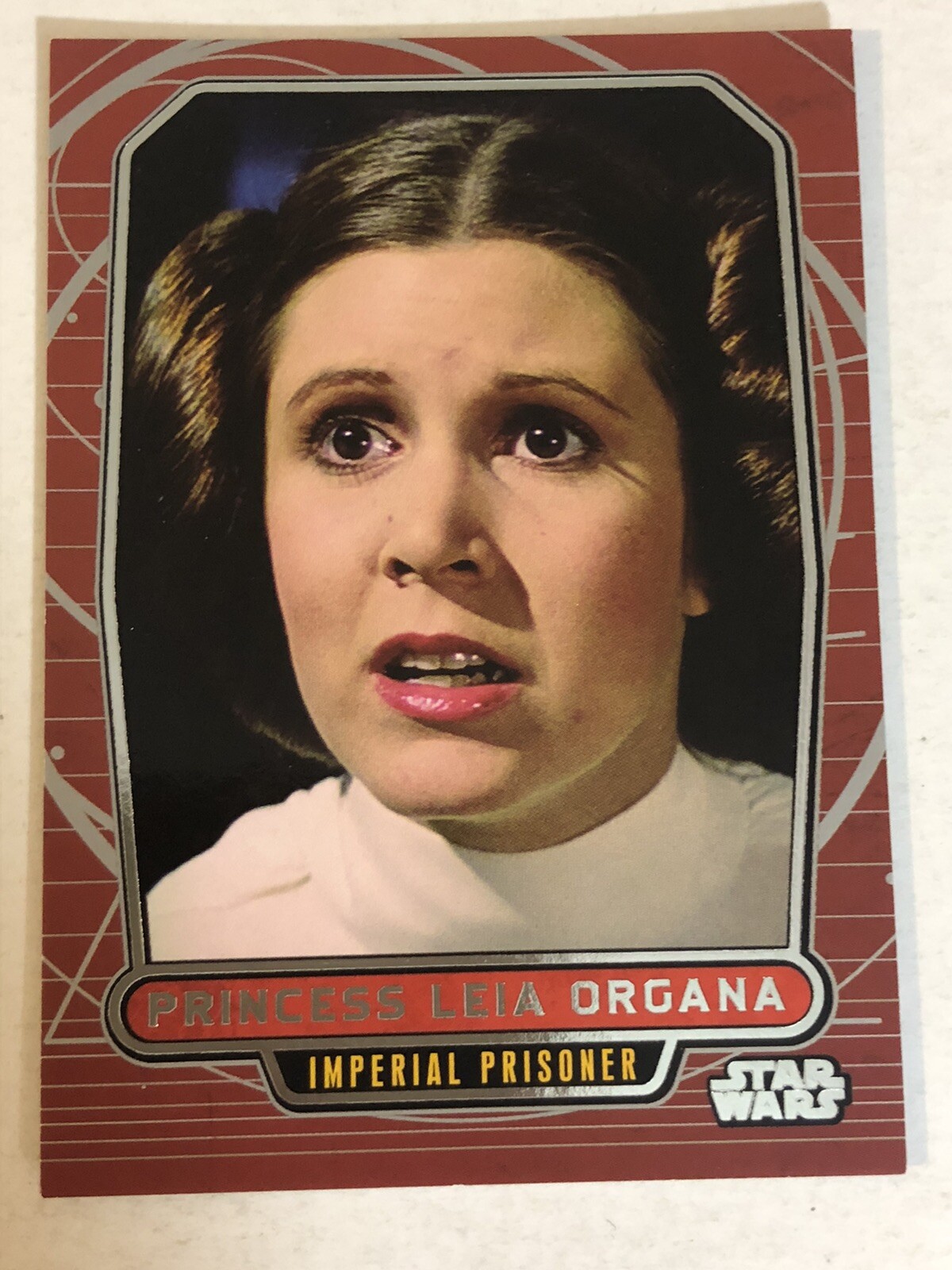 Star Wars Galactic Files Vintage Trading Card #461 Leia Organa Carrie ...