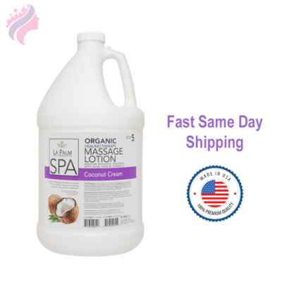 La Palm Organic Massage Lotion Coconut Cream 1 Gallon. | eBay