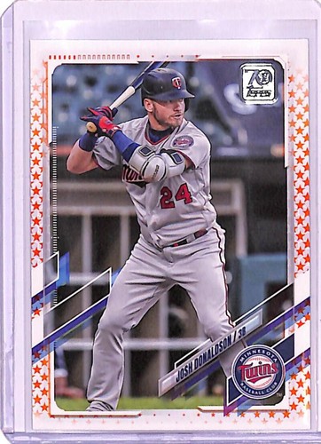 2021 Topps Orange Stars #94 Josh Donaldson Minnesota Twins Baseball ...