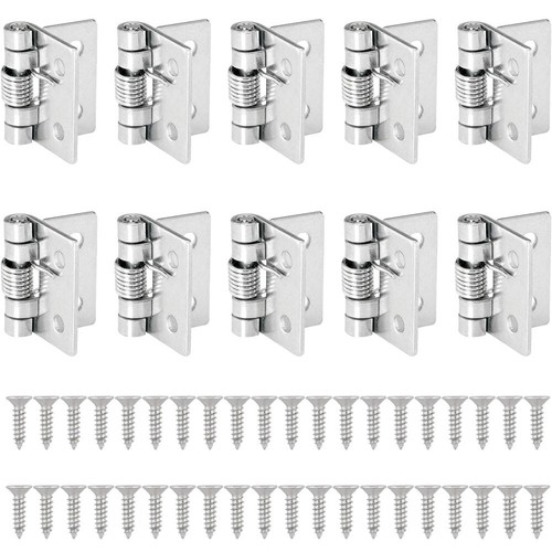 20x Small Mini Self Closing Spring Hinges for Furniture Case Box w ...