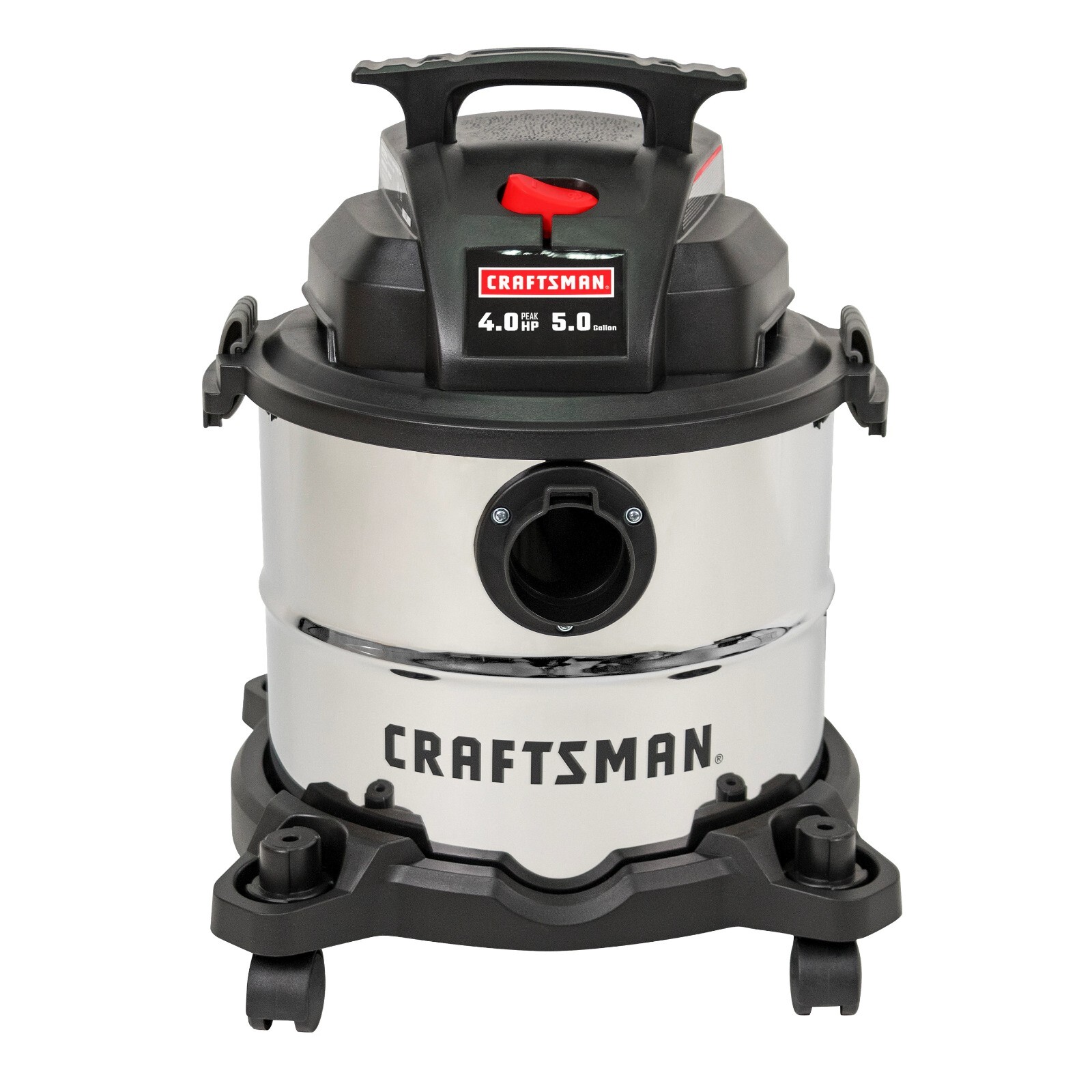 Wet/Dry Shop Vacuum CRAFTSMAN 5-Gallons 4-HP Corded Accessories ...