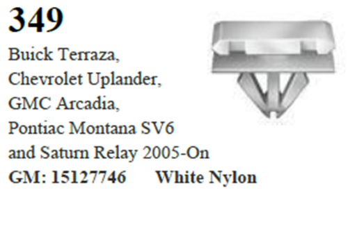 100 Pcs Rocker Panel Moulding Clip Retainer Compatible with G.M ...