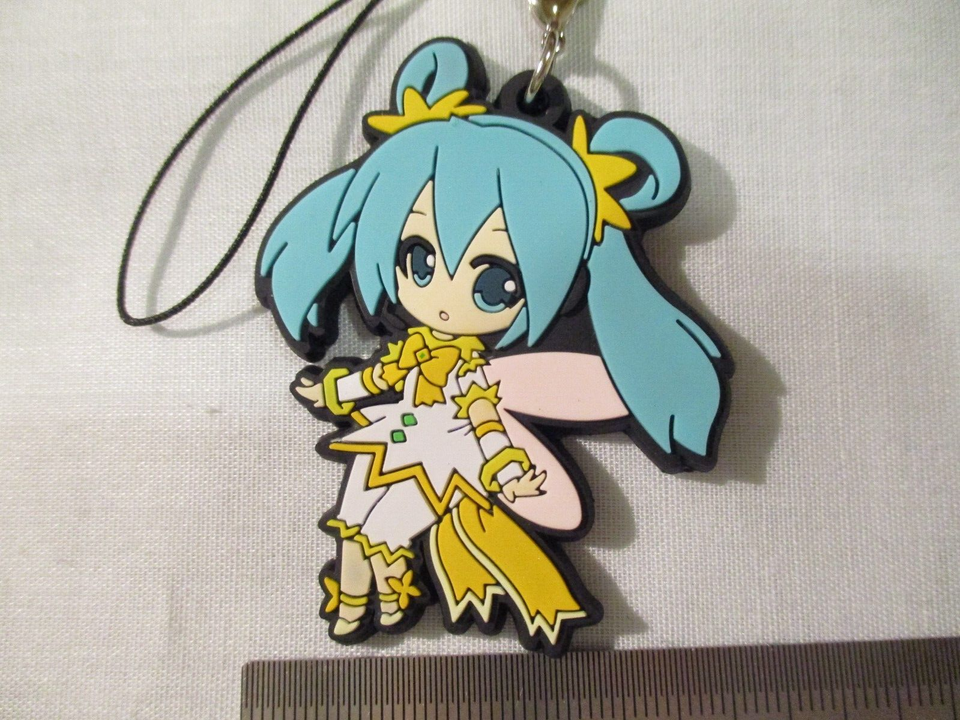 "Vocaloid" Fairy Hatsune Miku, rubber key ring, combined shipping ...