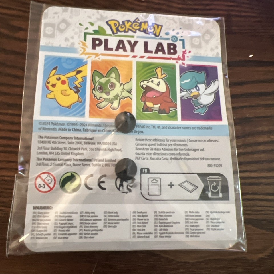 Pokémon TCG Play Lab Pin Glaceon Eevee Eeveelution NAIC Brand New ...