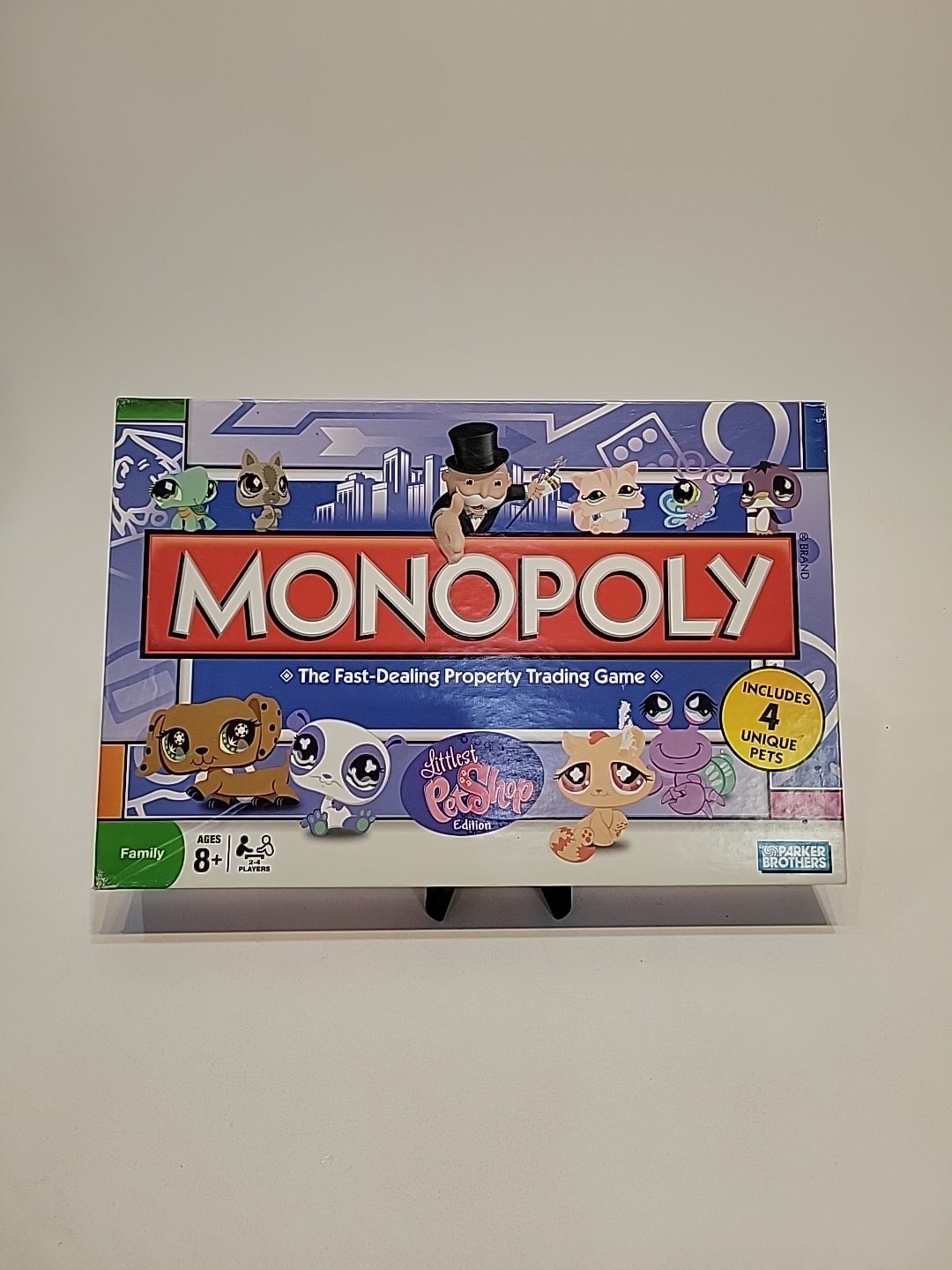 Monopoly Littlest Pet Shop 2008 Hasbro Missing The 4 Pets | eBay