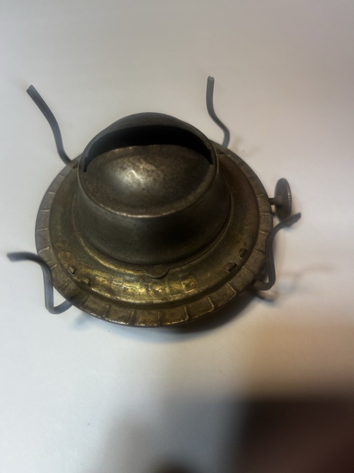 Vintage Brass P & A MFG Eagle Threaded Base Oil Lamp Burner Waterbury ...
