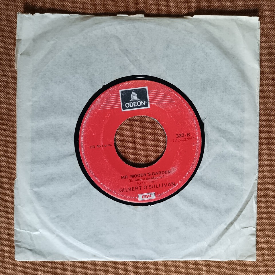 Gilbert O'Sullivan - I Wish I Could Cry Vinyl 7" Single 45 RPM Rock Pop ...