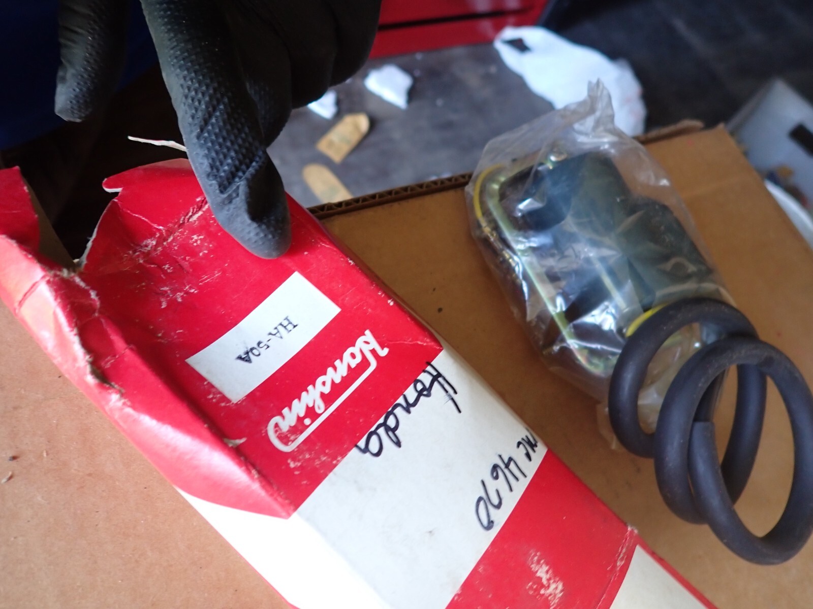 NOS Honda OEM Hanshin H A-50 Ignition Coil MC4670 Honda C100 C 105 C 65 ...