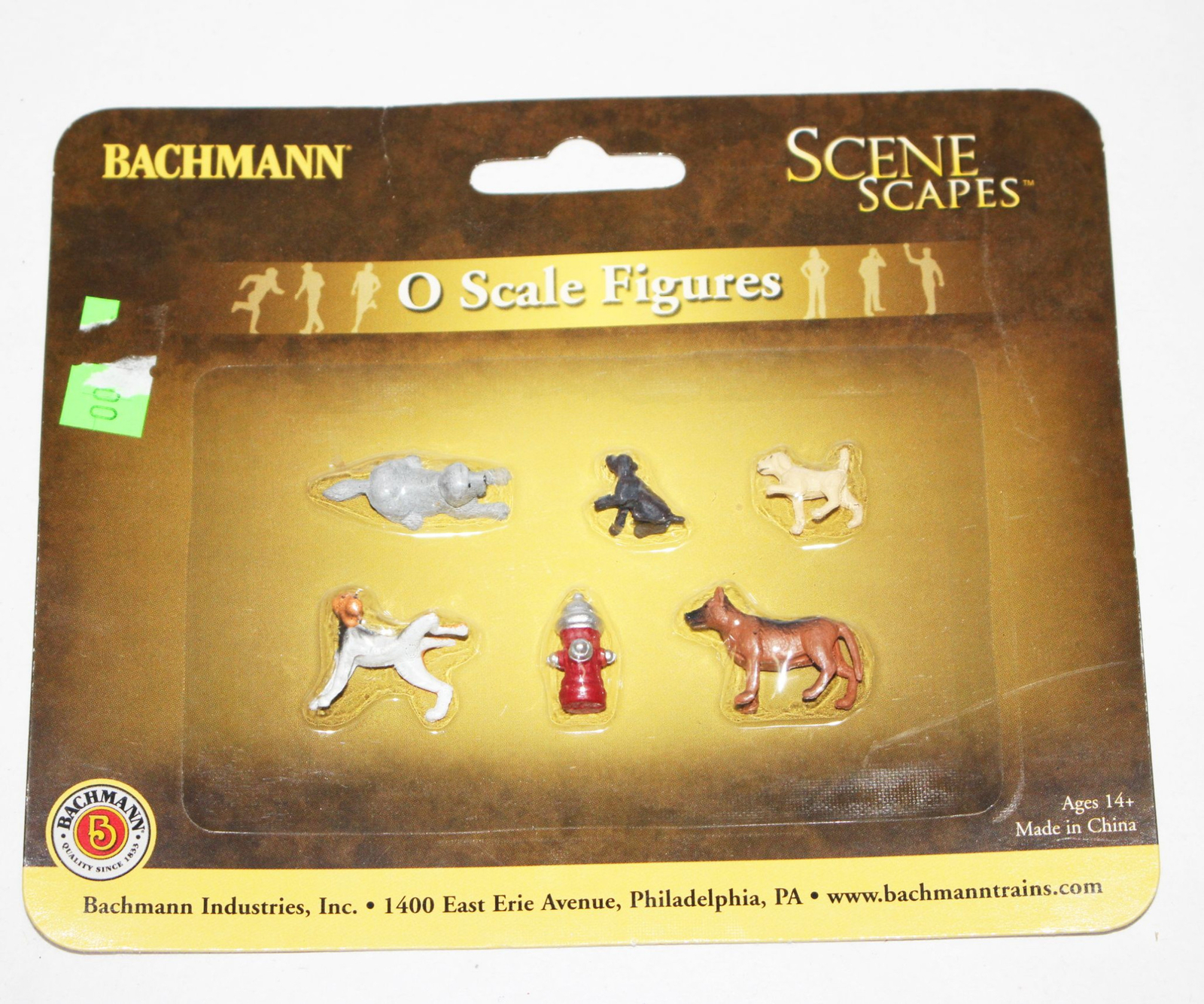 New In Pack O Scale Bachmann Dog Animal Scene Scapes Fire Hydrant Train ...