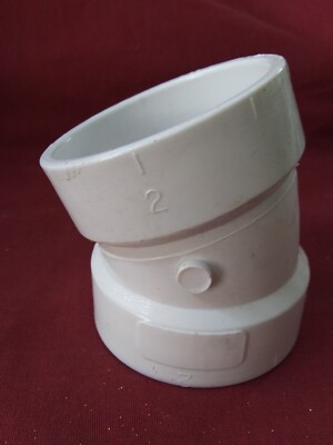 PVC 22 Degree Elbow 2 Hub Dia. in.*303125 | eBay