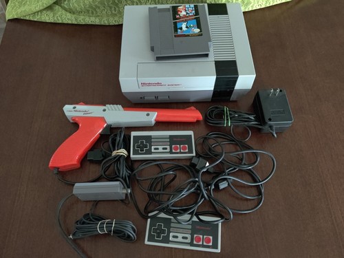 Original Vintage Nintendo Entertainment System Home Console Grey (W ...