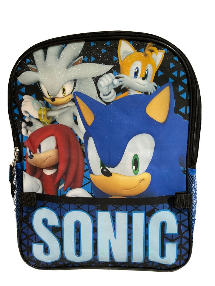 Sonic The Hedgehog Boys School Backpack Book Bag SET Kids Gift Toy ...