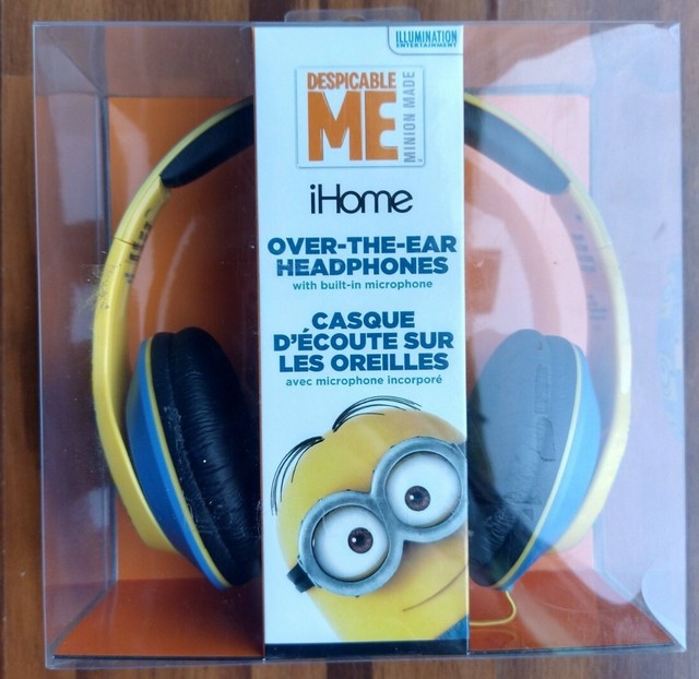 Despicable Me Minion iHome Over The Ear Headphones With Built in ...