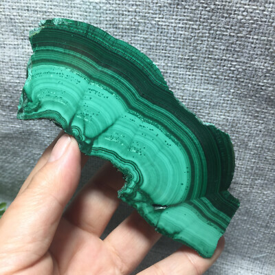 234g Natural Polished Malachite Mineral freeform specimen Reiki Stone ...