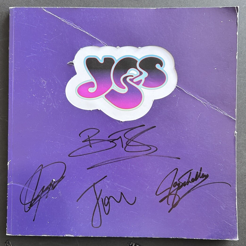Yes Rock Classic Tales Of Yes Book American Tour 2023 Autographed | eBay