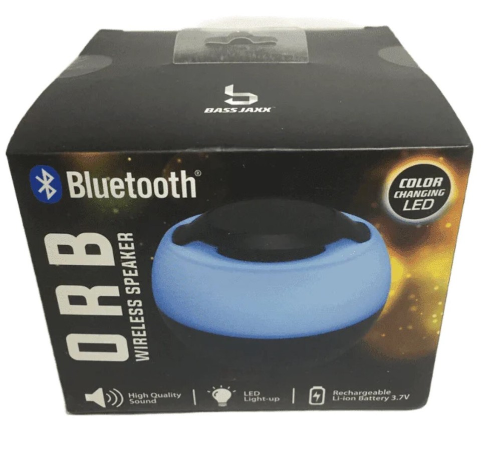Bass Jaxx ORB Bluetooth Wireless Speakers w/ Color Changing LED | eBay