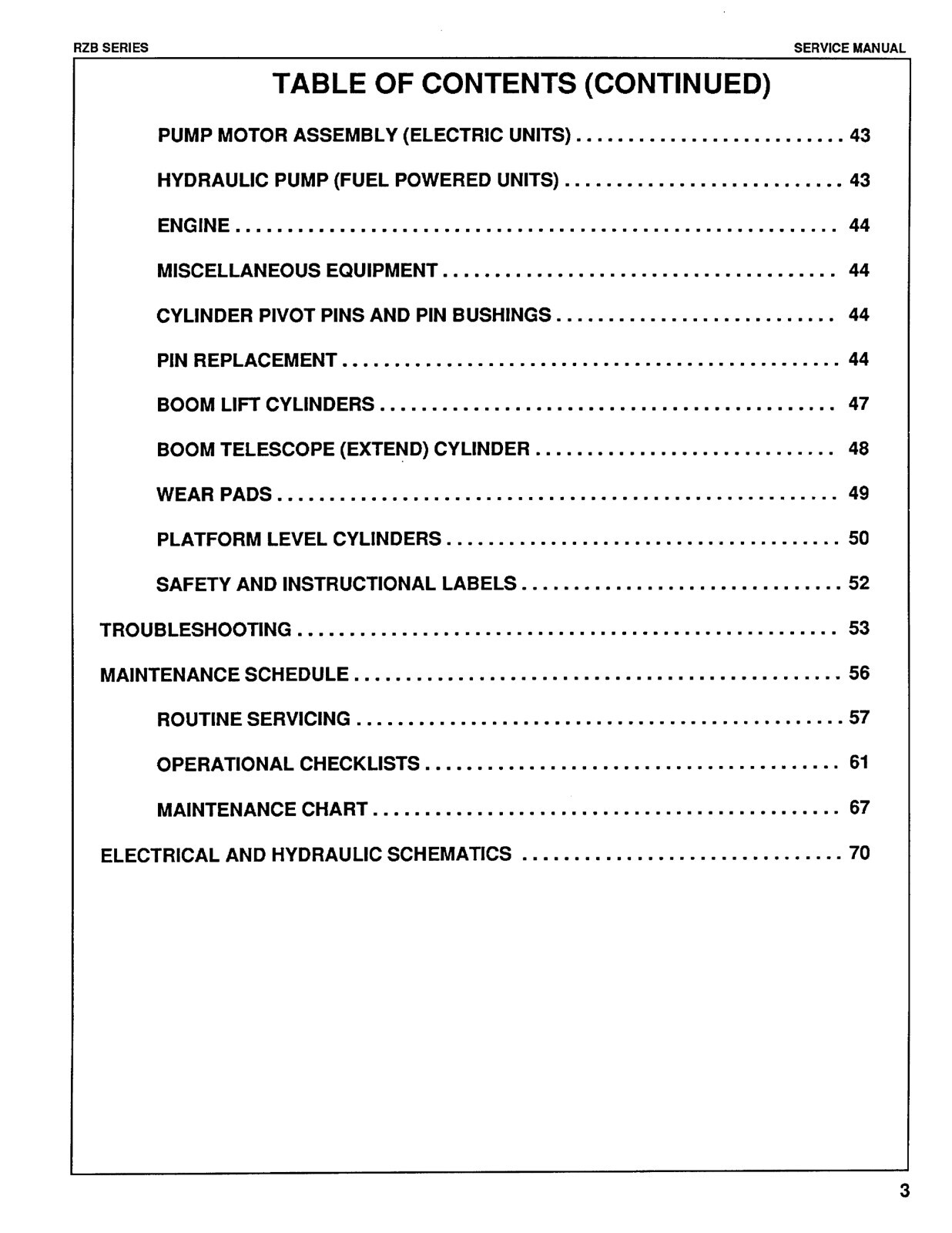 Simon RZB 40 RZB 50 RZB 55 Aerial Work Platform Workshop, Repair, Service Manual | eBay