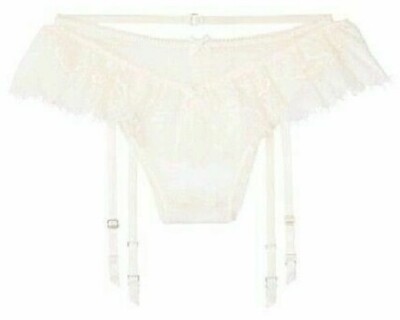 VICTORIA'S SECRET DREAM ANGELS ITSY BITSY PANTY OPEN BACK GARTER HIGH ...