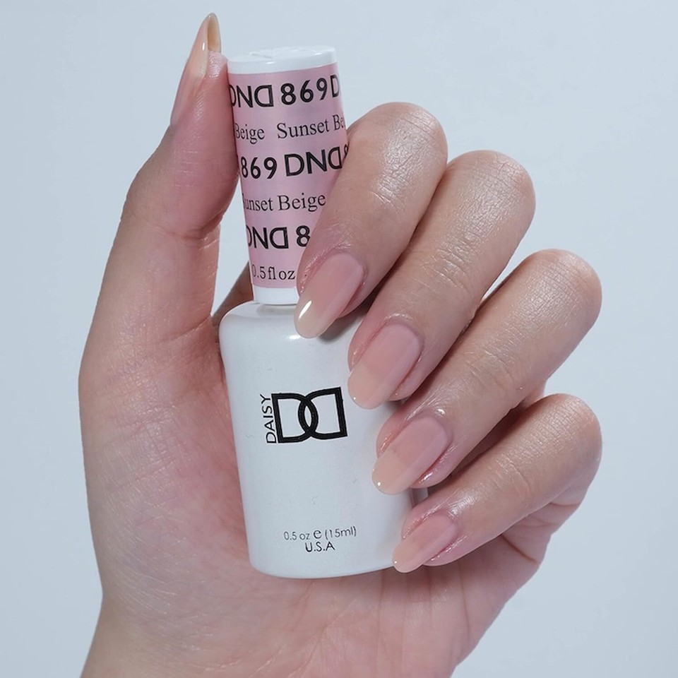DND Gel Polish Set - Gel Polish and Nail Polish, 869 Sunset Beige | eBay