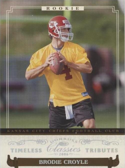2006 Donruss Classics - Rookie Brodie Croyle #101 Timeless Tributes ...