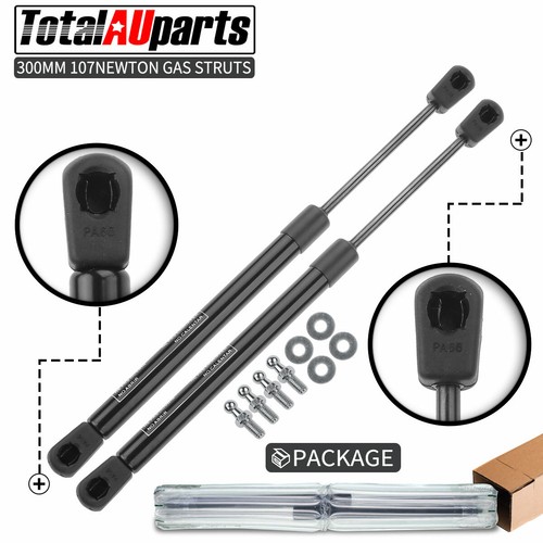 2x Gas Struts 300mm 107N for Caravans Camper Trailers Canopy C16-09903 ...