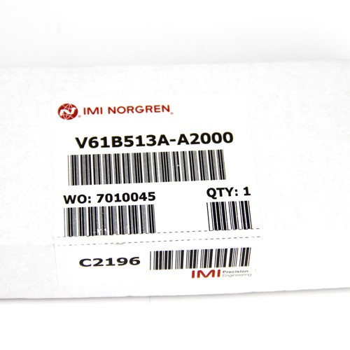 One New NORGREN V61B513A-A2 V61B513AA2 Solenoid Valve Expedited ...