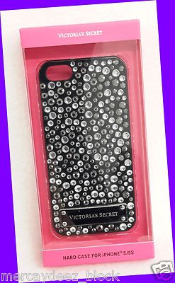 Victorias Secret JEWELS GEMS BLACK WHITE iPhone 5 5s Hard Case Graphic ...