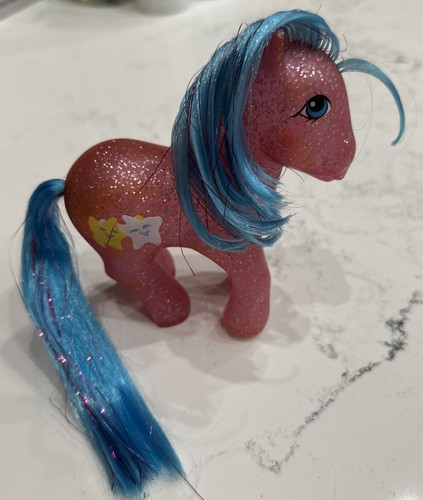 Vintage Hasbro G1 My Little Pony Sparkle Star Dancer 1987 Pink Glitter ...