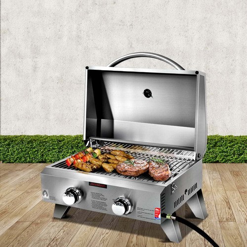 BBQ Tools: Grillz Portable Gas BBQ Grill 2 Burners | eBay Australia