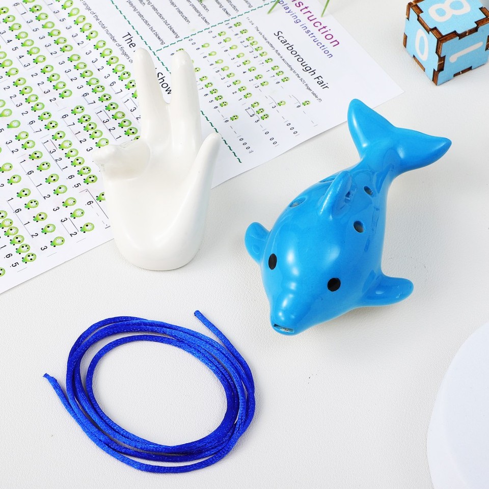 Dolphin Shaped Ocarina Small Instrument Music Musical Instruments ...