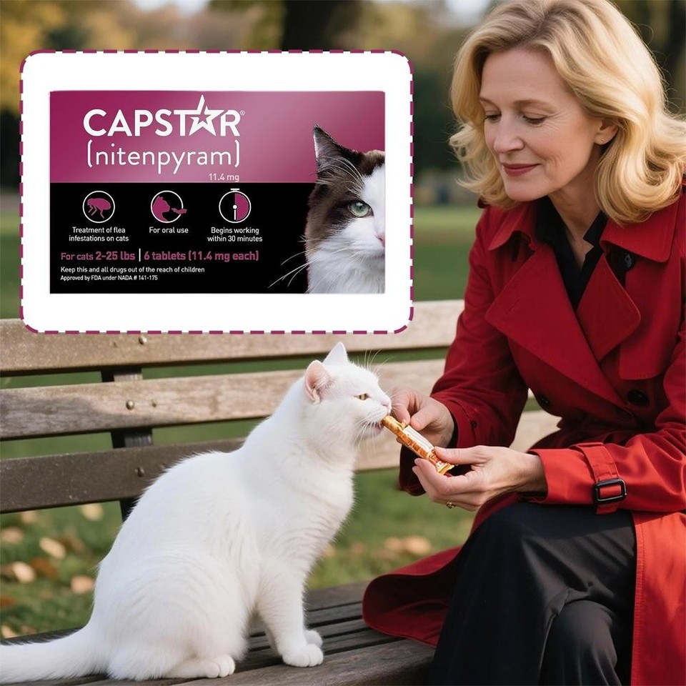 Capstar Nitenpyram 11.4mg 6 Tablets For Cats 2-25 LBS 2027 | eBay