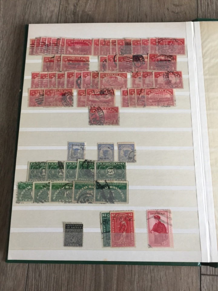 US STAMPS Stock Book Loaded w/1920's-30's Reg Issue, Commem & BOB ...