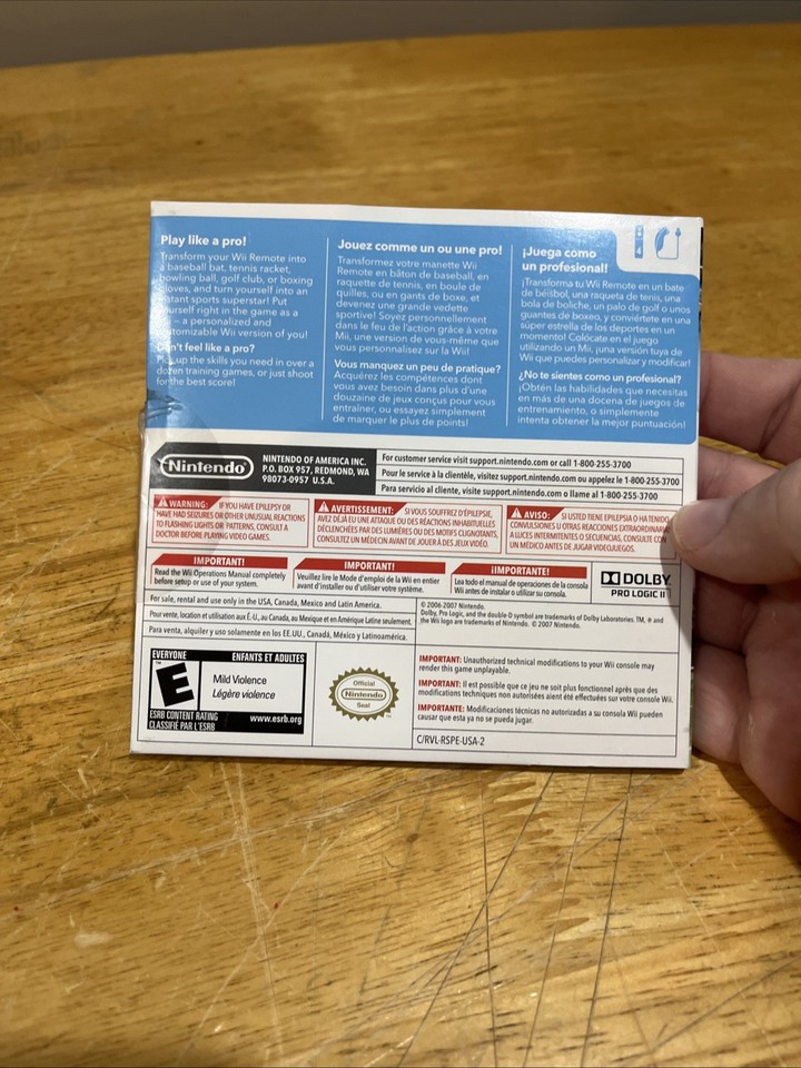 Wii Sports (Nintendo Wii, 2006-2007) New Game Factory Sealed in ...
