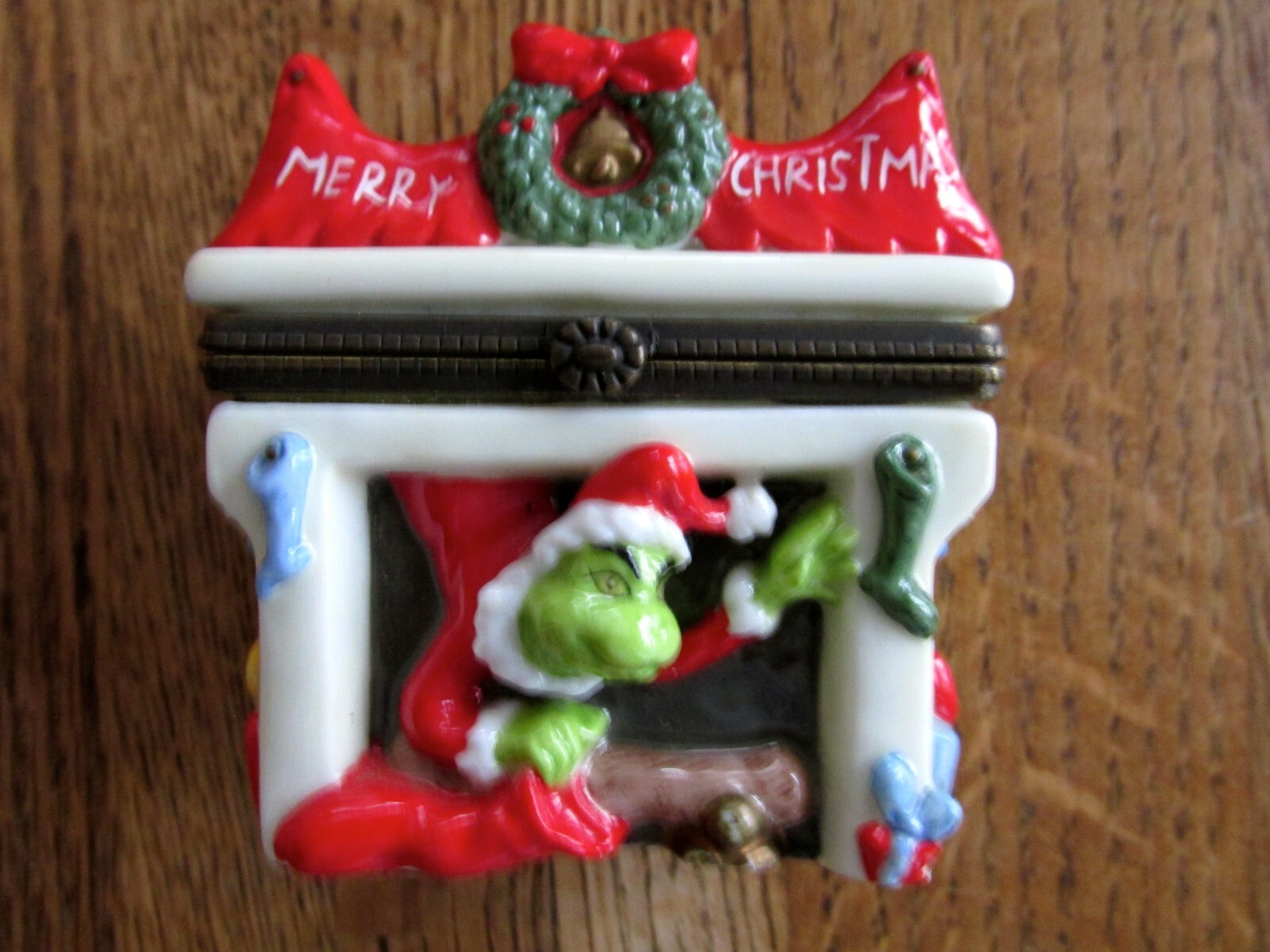 Grinch Chimney Trinket Box, Vintage | eBay