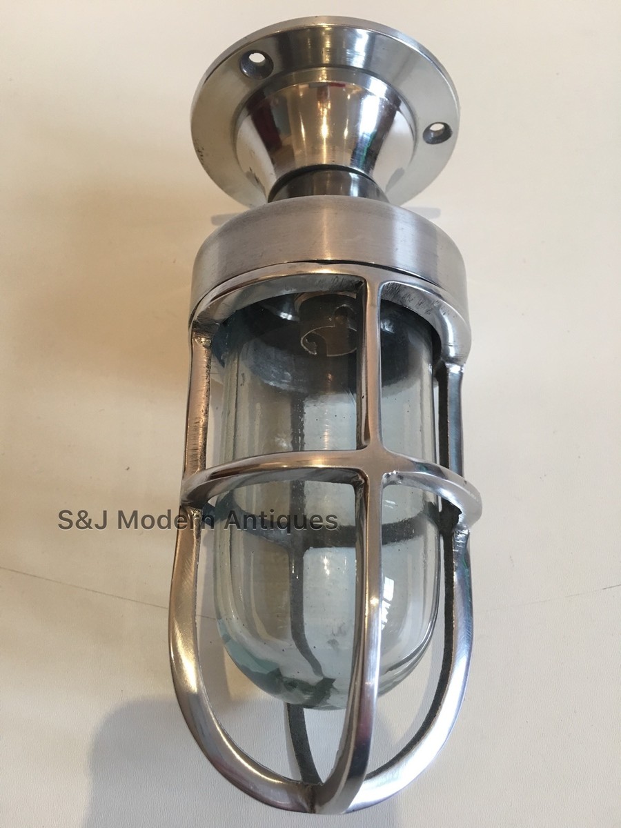 Bulkhead Light Fixture With Cage Bulkhead Light: Modern Industrial