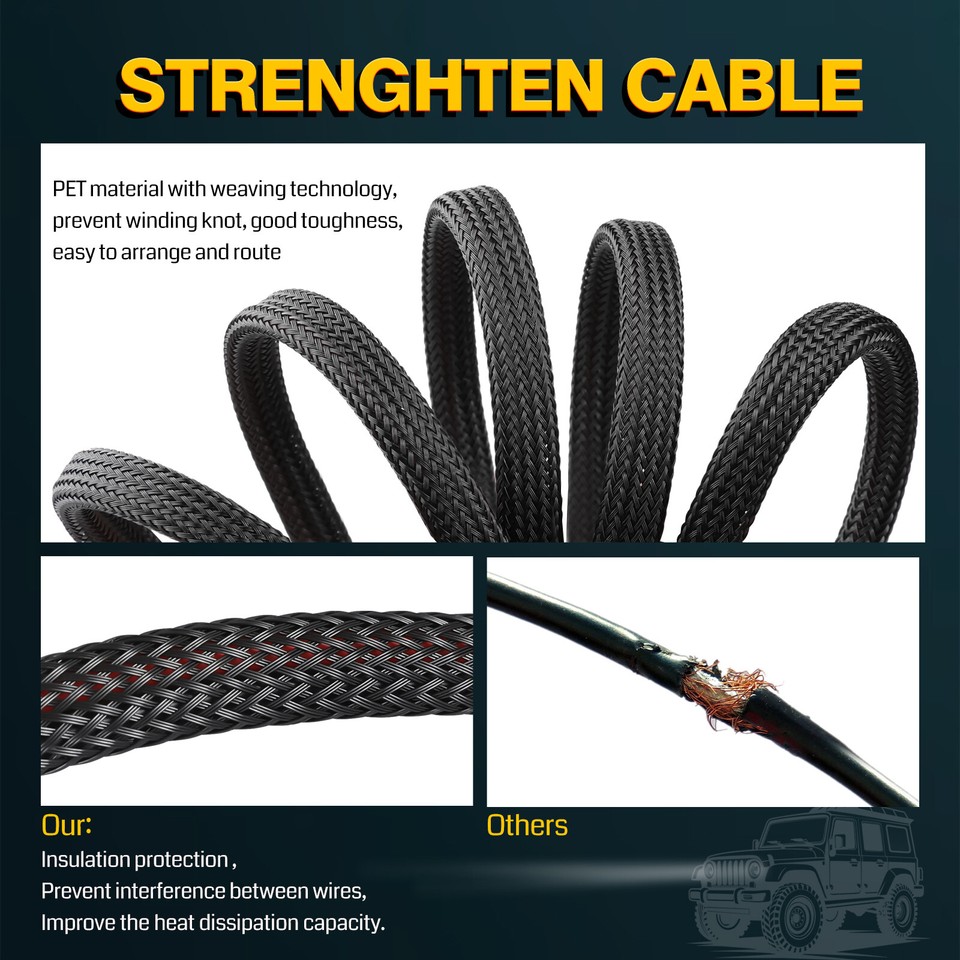 DT Connector Heavy Duty Wiring Harness Kit 2-WAY For LED Pods Work ...