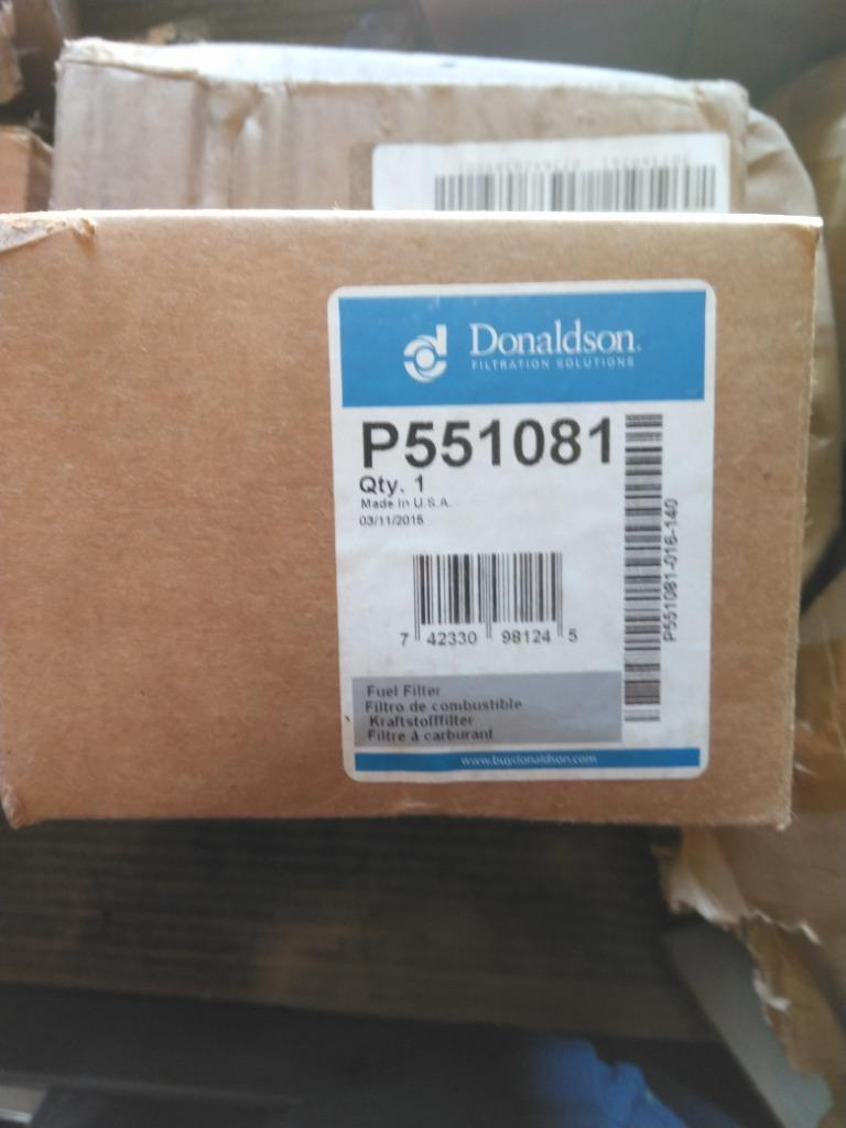 DONALDSON P551081 - Fuel filter cross reference