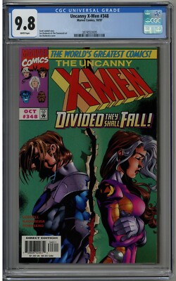 Uncanny X-Men 348 CGC 9.8 Gambit & Rogue Joe Madureira MAD! cover ...