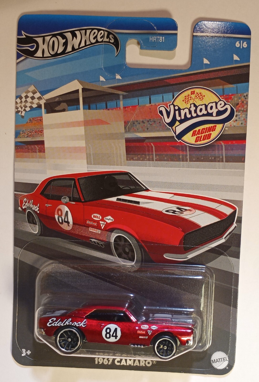 Hot Wheels 2024 Vintage Racing Series Edelbrock '67 Camaro Chase In ...